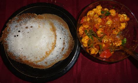 My Hobbies Appam And Cauliflower Curry