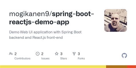 GitHub Mogikanen Spring Boot Reactjs Demo App Demo Web UI Application With Spring Boot