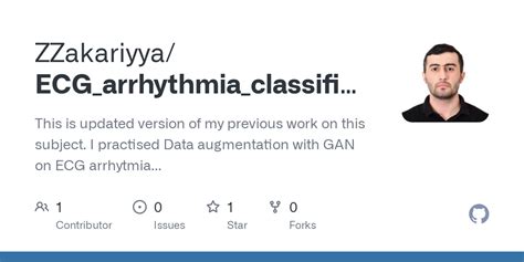Github Zzakariyya Ecg Arrhythmia Classification Gan Approach This Is Updated Version Of My