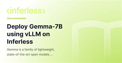 Deploy Gemma 7b Using Vllm On Inferless Inferless