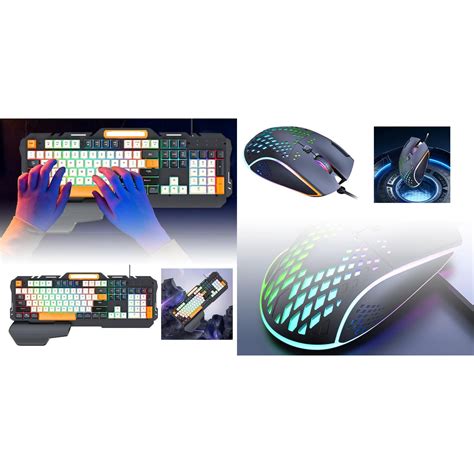 One Piece Keyboard Programmable Macro Shortcuts For Windows Mac Gamer Metal Backlit Wrist Rest