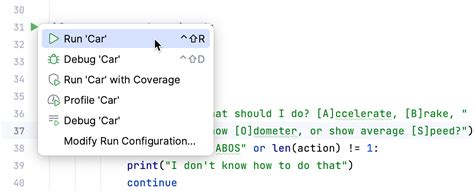 Create And Run Your First Project Pycharm Documentation