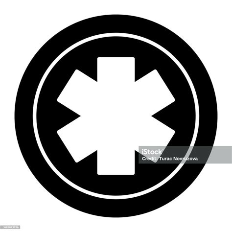 의료 별 솔리드 아이콘 의료 개념 흰색 배경에 비상 별 기호 글리프 스타일의 모바일 개념 웹 디자인의 의료 생활 별 아이콘 벡터 그래픽 건강 진단에 대한 스톡 벡터 아트 및