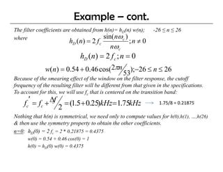 Dsp U Lec Fir Filter Design PDF