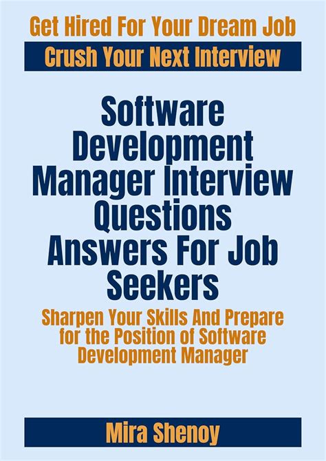 Software Development Manager Interview Questions Answers For Job Seekers Kk Moh