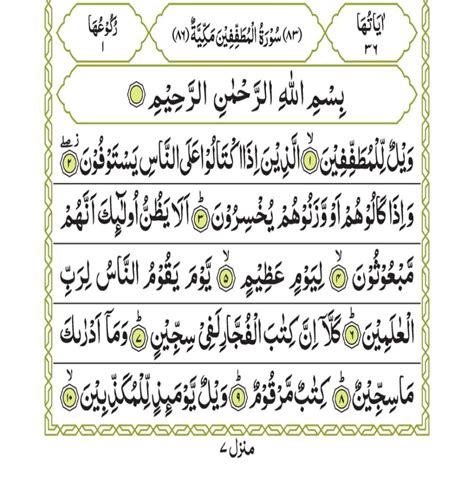 Surah Al Mutaffifin Smart Quran Academy
