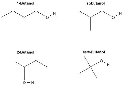 Isobutanol Structure