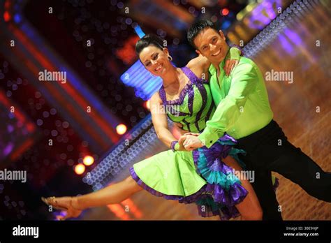 Jill Halfpenny And Darren Bennet At The Strictly Come Dancing The
