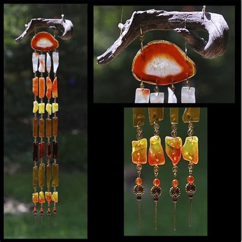 Recycled Beach Glass Wind Chimes