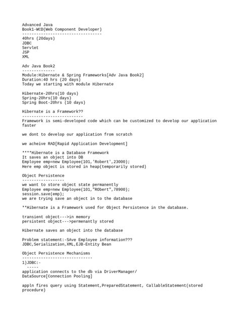 Hibernate Pdf Inheritance Object Oriented Programming Class Computer Programming