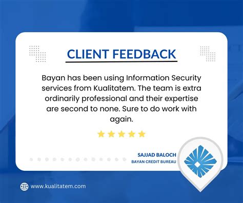 Kualitatem Inc On Linkedin Bayancreditbureau Informationsecurityservices Kualitatem…