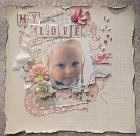My Love Scrapbook Inspiration Design Scrapbook Pages