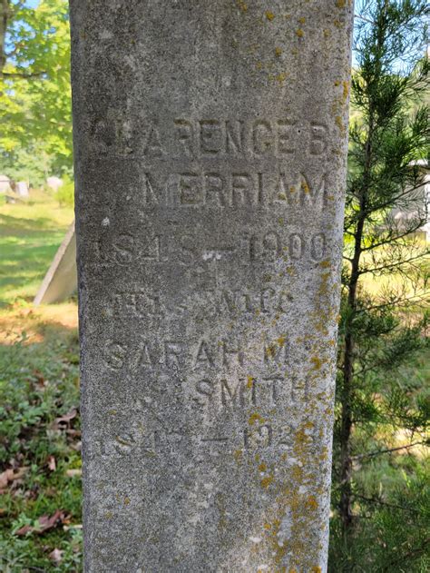 Sarah Maranda Smith Merriam 1847 1923 Find A Grave Memorial