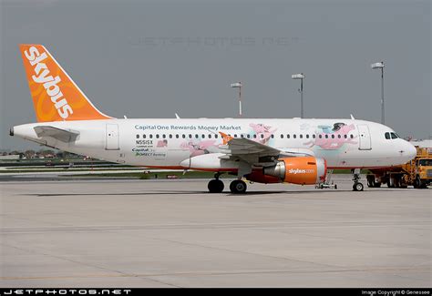 N551sx Airbus A319 112 Skybus Airlines Genessee Jetphotos