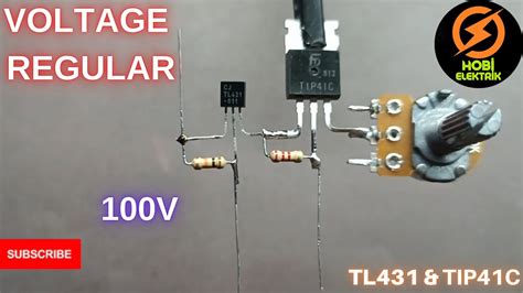 Tl431 Tip41c Voltage Regular Cİrcuİt Tl431 Basİt Bİr Voltaj