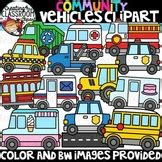 Community Vehicles Clipart {forms Of Transportation} Tpt