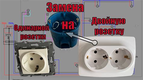 Обзор и монтаж двойной розетки в одинарный подрозетник Youtube