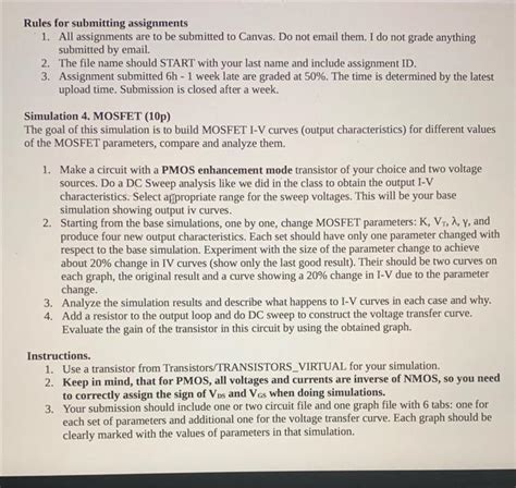 rules for submitting assignments 1 all assignments