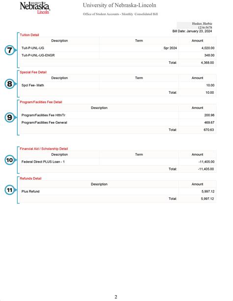 How To Read Your Bill Husker Hub Nebraska
