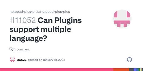 Can Plugins Support Multiple Language · Issue 11052 · Notepad Plus Plusnotepad Plus Plus · Github