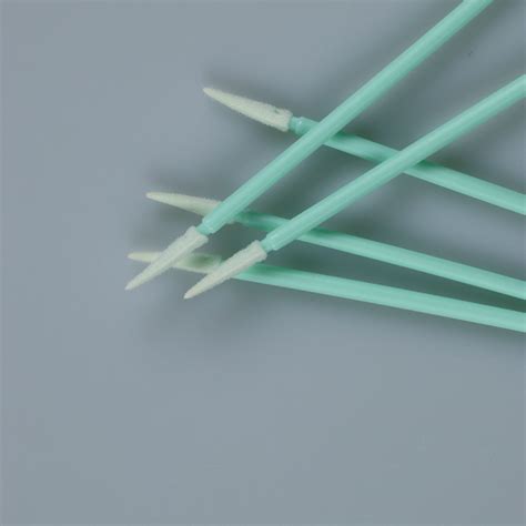 Dust Free Cleanroom Cotton Bud Swab Pointed Tip Electronic Cleaning