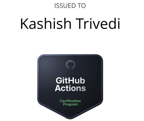 Kashish Trivedi ⎈ ☁️ On Linkedin Githubcertification