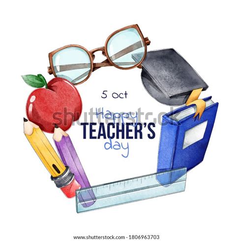 행복한 스승의 날 기원 인사말 스톡 일러스트 1806963703 Shutterstock