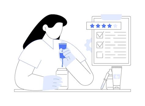 Premium Vector Cosmetics Quality Testing Abstract Concept Vector Illustration Lab Worker