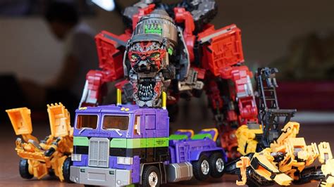 Transformers Devastator Stop Motion Excavator Overload Scrapper