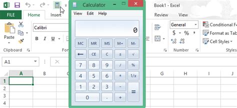 So Fügen Sie Den Windows Rechner Zur Symbolleiste Für Den Schnellzugriff In Microsoft Excel 2013