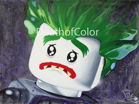 LEGO Joker Oil On Canvas Scrolller