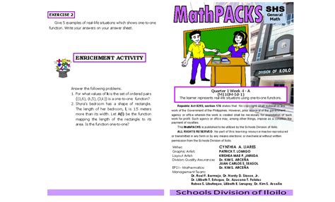 Math11 Gen Math Q1wk4 A Final Answer The Following Problems For What