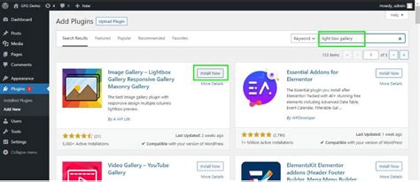 how to add a gallery in wordpress with a lightbox effect geeksforgeeks