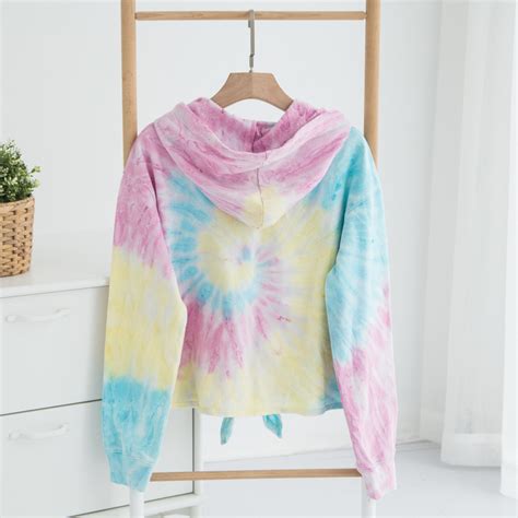 出口美国秋新纯棉水墨喷染印花连帽卫衣外套绒衫大码200斤虎窝淘