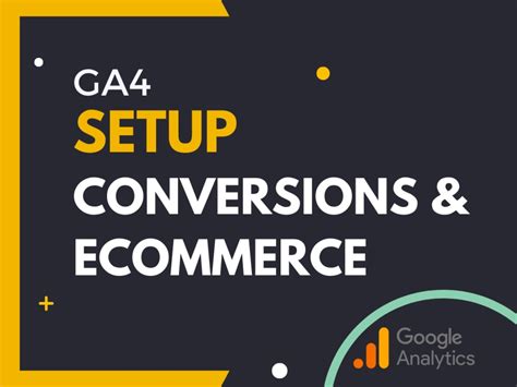 Google Analytics 4 Setup With Conversions Upwork