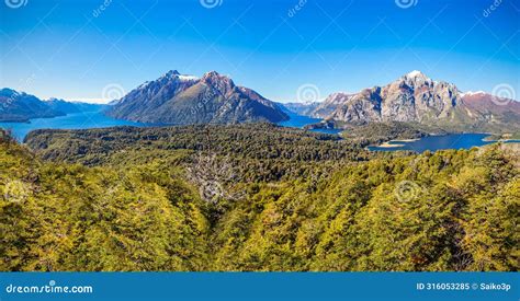 Bariloche Landscape In Argentina Stock Image Image Of Beauty Andes