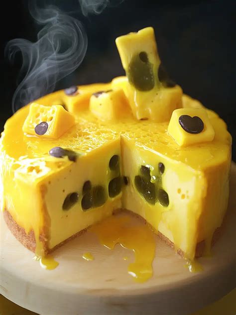 Ultimate Moldy Cartoon Cheese Cheesecake A Delicious No Bake Treat