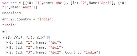 Typescript How To Add Element To Json Array Within Array Stack