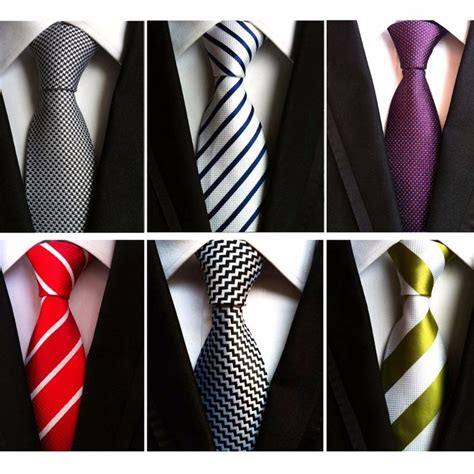 8 Cm Bright Colors Striped Mens Ties