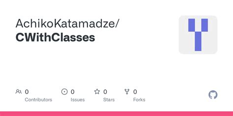github achikokatamadze cwithclasses