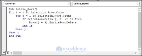 How To Use Macro To Delete Rows Based On Criteria In Excel 5 Methods
