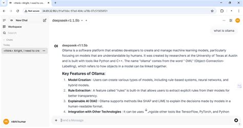deploying deepseek on a vm using ollama and open webui by nikhil kumar techbeatly feb