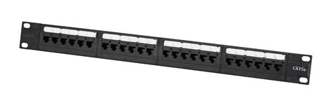 19 1U UTP CAT5e 24 Port Patch Panel LED Switchover UK