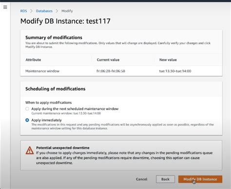 Amazon Rds Upgrading A Db Instance Engine Version Geeksforgeeks