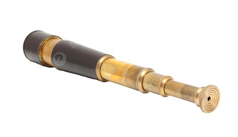 Spyglass Pirate Scope Monocula Explore Water Copper Monocular Png