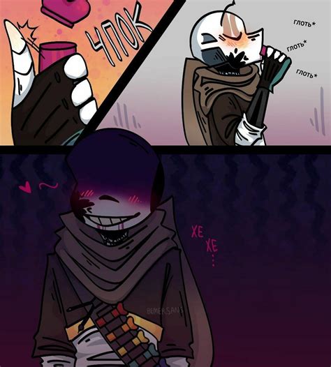 error sans ×ink sans and lust 2 4 Комиксы Вдохновляющие персонажи