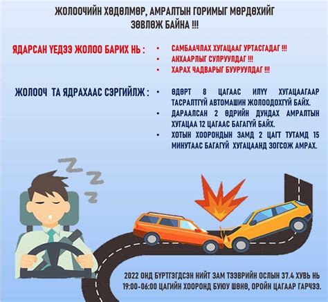 Зам тээврийн сайдын 2015 оны 339 дугаартай тушаалаар баталсан Жолоочийн хөдөлмөр амралтын