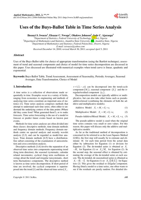 Pdf Seasonal Analysis Of Transformations Of The Multiplicative Time