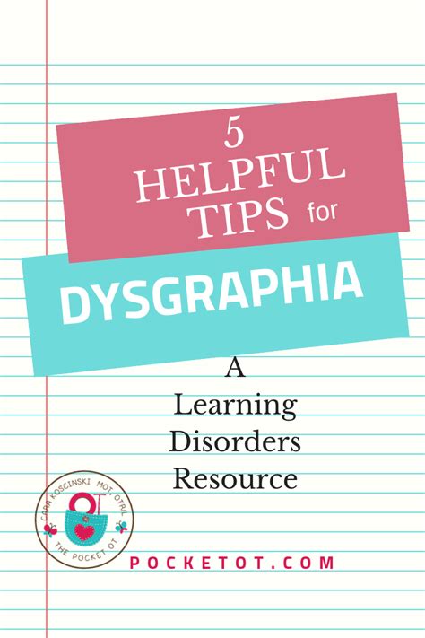 5 Helpful Strategies For Dysgraphia A Writing Disability Artofit