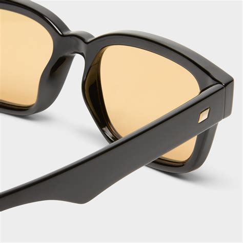 Recarmito Black Uni Sex Rectangle Sunglasses Le Specs